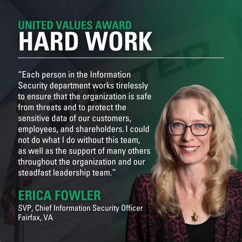 Erica Fowler Leads Uniteds Information Security Team She And Her Team