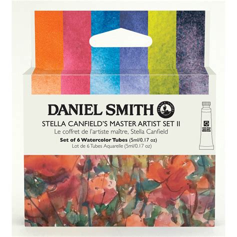 Daniel Smith Artist Edition Watercolor Set 5ml Tubes Stella Canfields 6 Color Master Artist