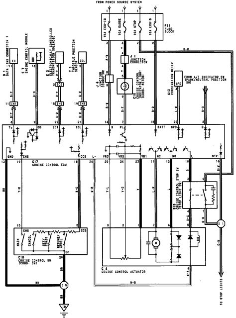 Wiring Diagram — 1997 Toyota Landcruiser Awd L6 45l 1fz Fe Service