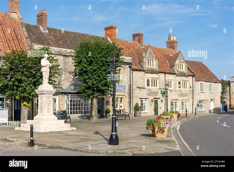 War Memorial Shops Market Square Somerton Buttercross Butter Cro Hi Res
