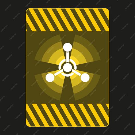 Premium Vector Hazard Interface Window Chemical Hazard