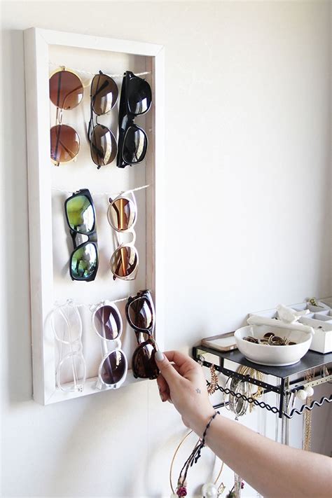 Sunglass Holder Diy Golden Strokes Dollar Store Decor Sunglasses