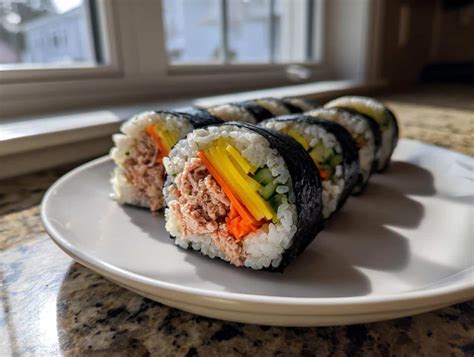 Amazing 35 Min Tuna Kimbap Rolls
