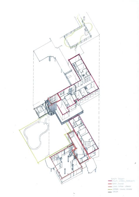Sharryn Bowman Villa Mairea Axonometric Studies