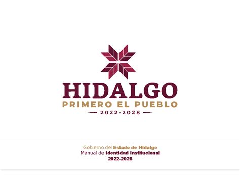 Manual De Identidad Institucional Del Gobierno Del Estado De Hidalgo