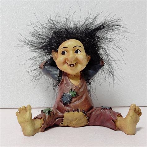 ハッピートロール人形 トロール 妖精 ノルウェー ヴィンテージ メルカリ