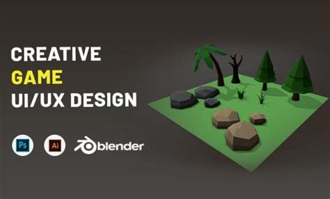 Design Mobile Game Ui Ux 2d 3d Game Assets In Blender Game Assets
