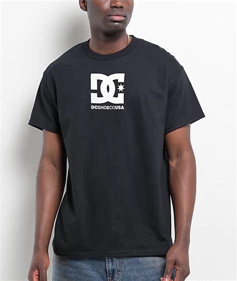 Dc Star Stack Black T Shirt Zumiez