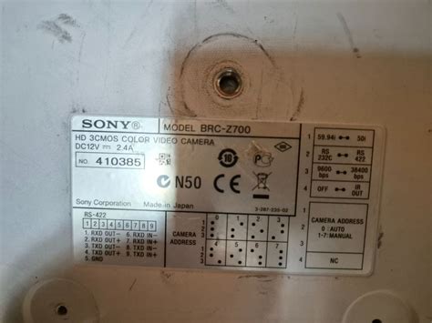 Sony Ptz Camera Complet Set Z700 Kaufen Auf Ricardo