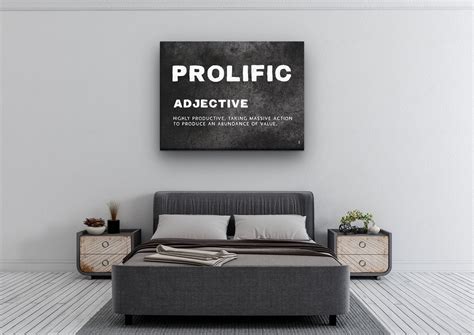 Prolific Definition Inspirational Entrepreneur Art Motivational