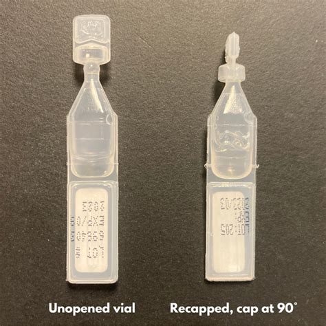 Recapping Single Use Eye Drop Vials — Dry Eye Zone