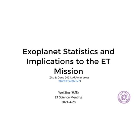 Exoplanet Statistics And Implications To Et