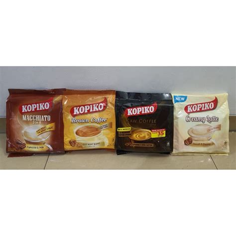Jual Kopiko Macchiato Creamy Latte Brown Coffe Kaw Coffe 3in1 Kopiko Coffe Malay