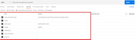 Singpass Login Guide Steps To Test Your Token Endpoint Connection