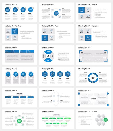 Marketing Mix Powerpoint Template Etsy