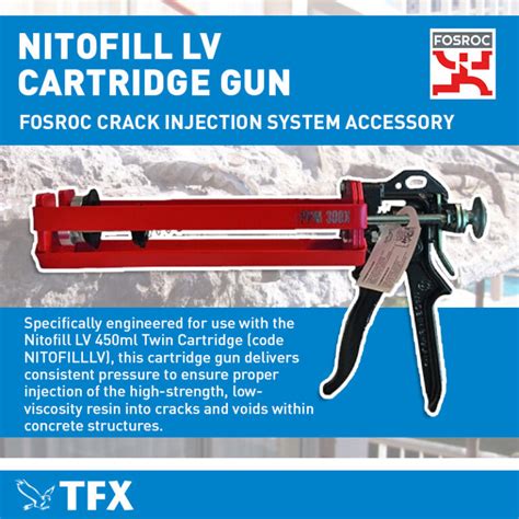 Nitofill Lv Cartridge Gun Tfx