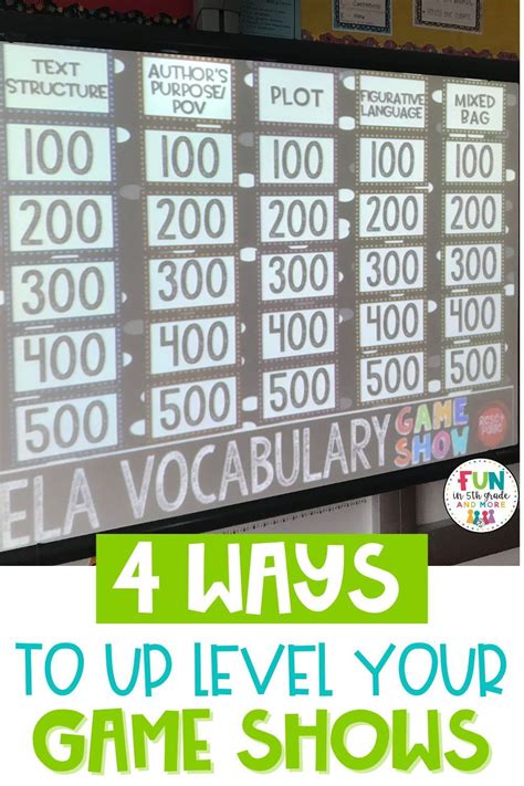 Classroom Game Templates Artofit