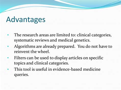 Clinical Queries Version 5 Ppt