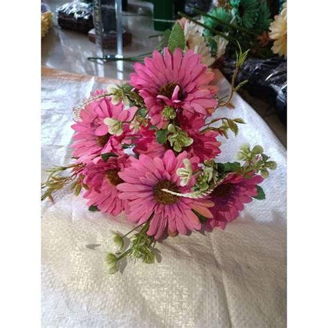 Jual Bunga Garbera Artificialgarbera Clasik Cabang 6 1lusin Shopee Indonesia