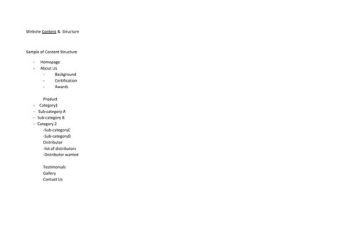 Mizza Website Content Ppt