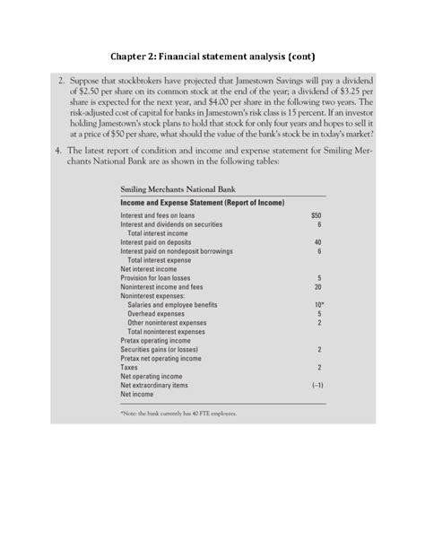 Chapter 2 Financial Statement Analysis Exercise Cont Studocu
