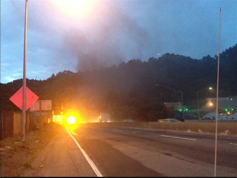 Caldecott Tunnel Bore Re Opens After Car Collision Fire