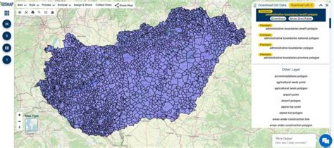 Download Hungary Administrative Boundary Gis Data