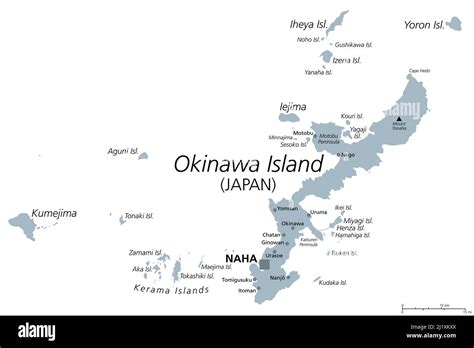 Okinawa Japan Map