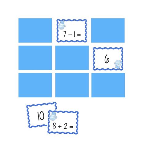 Mitten Math Concentration Game Science Of Reading Formula