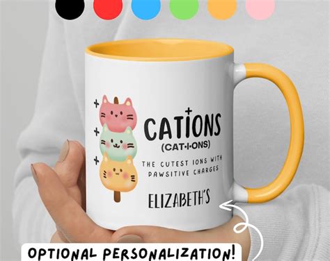 Cats In Stem Science Cat Black Mug Cute Funny Cat Lover Scientist Science Teacher T