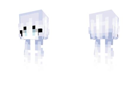 Female Hb Wavy Pigtail Cloudy Silver Fade Mcskincraft