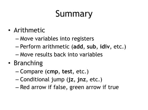 Cnit 126 6 Recognizing C Code Constructs In Assembly Pdf