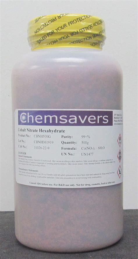 Cobalt Nitrate Solution