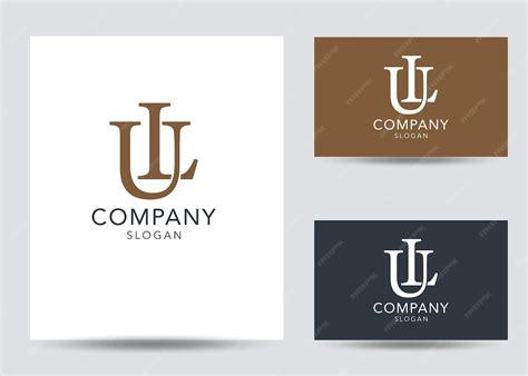Premium Vector Modern Monogram Initial Letter Lu Logo Design Template