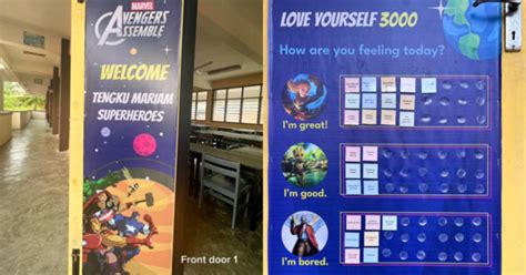 Msian Teachers Win Praise For Giving Classroom A Marvel Makeover To
