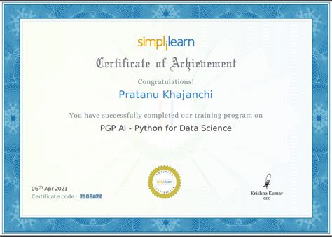 Pratanu Khajanchi On Linkedin Python3 Pythonprogramming Simplilearn Aiml