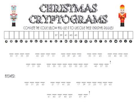 Christmas Cryptograms By Celebration Station Tpt