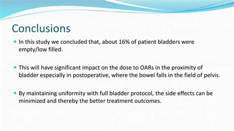 Bladder Protocol Is It Necessary Ppt
