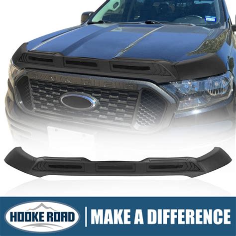 Hood Protector Stone And Bug Deflector W Amber Lights For 2019 2023 For