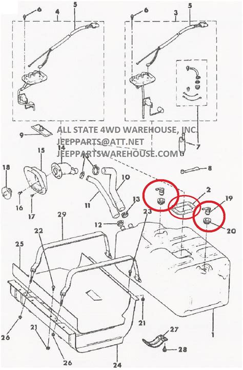 Fits Jeep Wrangler Yj Emission Rollover Check Valves Grommets Andsender
