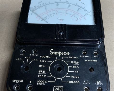 Simpson Model 260 Series 3 Multimeter New Old Stock Unitfront Units Only 2 Available See Photos