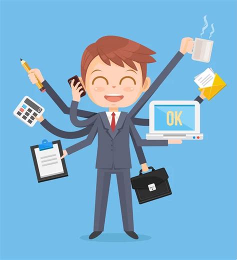 Hard Working Person Clipart