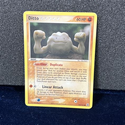 Ditto Geodude 62113 Ex Delta Species Common 62113 2005 Pokemon Card