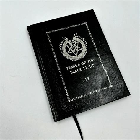 Temple Of The Black Light By Liber Azerate Leather Bound By Liber