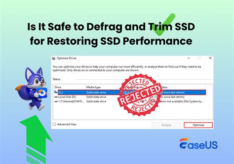 Is It Safe To Defrag And Trim Ssd For Restoring Ssd Performance