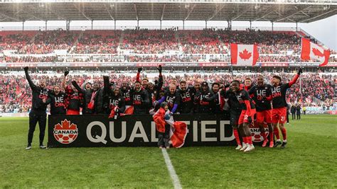 The Canadian Mens National Soccer Team And Fifa 2022 Black Maple