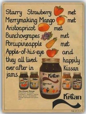 U Turn Vintage Kissan Jams Ad Herbal Candy Vintage Advertisements