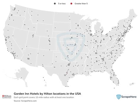 Number Of Garden Inn Hotels By Hilton Locations In The Usa In 2026