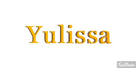Yulissa Name Animated  Logo Designs