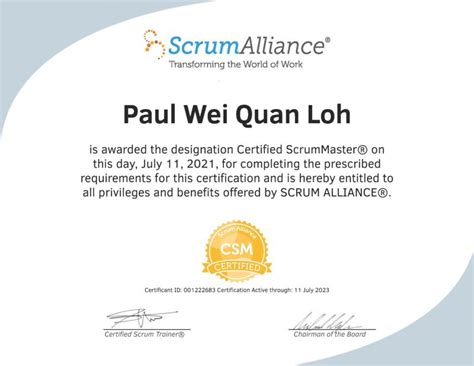 Paul Loh On Linkedin Scrum Agile Scrumalliance Scrummaster
